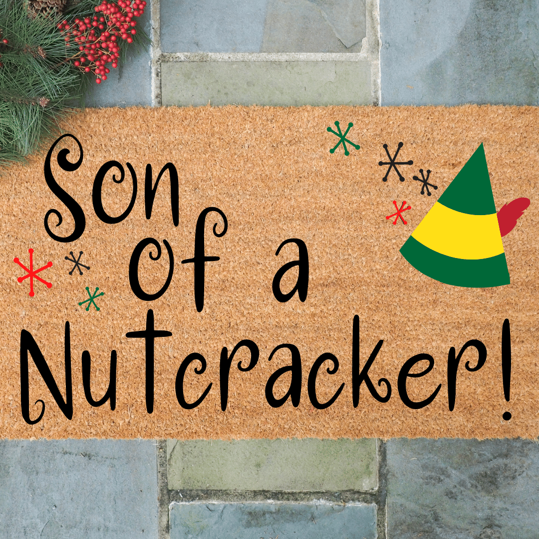 Son of a Nutcracker doormat – Personalised Doormats