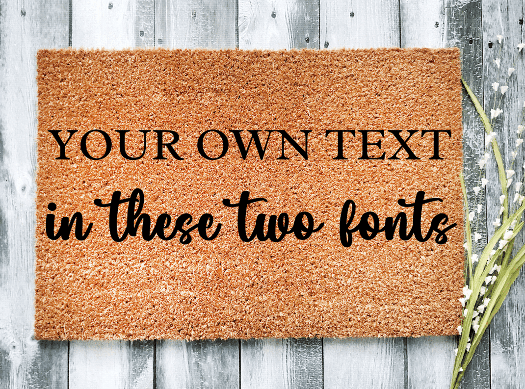 Custom Personalised Door Mats – Personalised Doormats