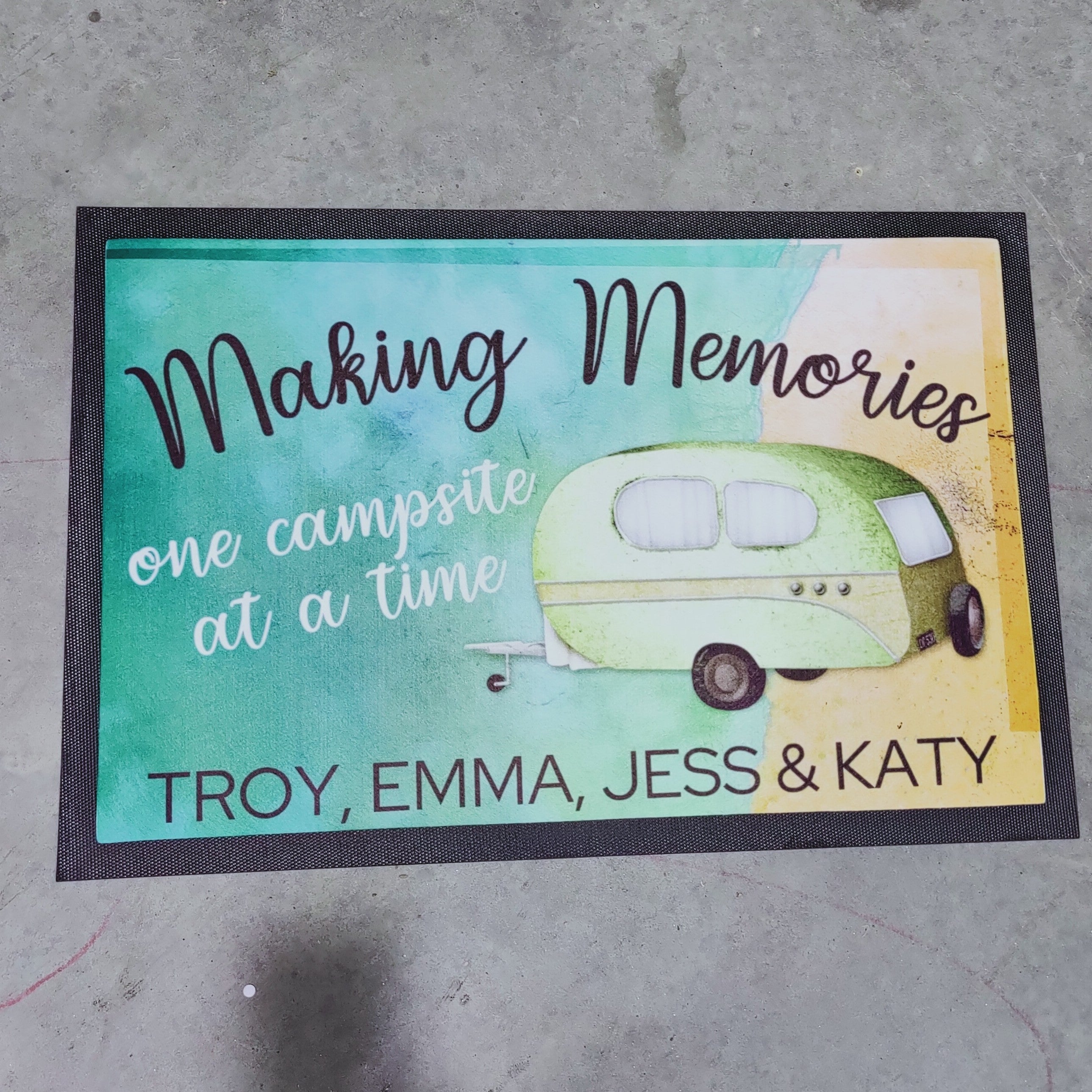 Caravan Door Mat - Shop Now – Personalised Doormats