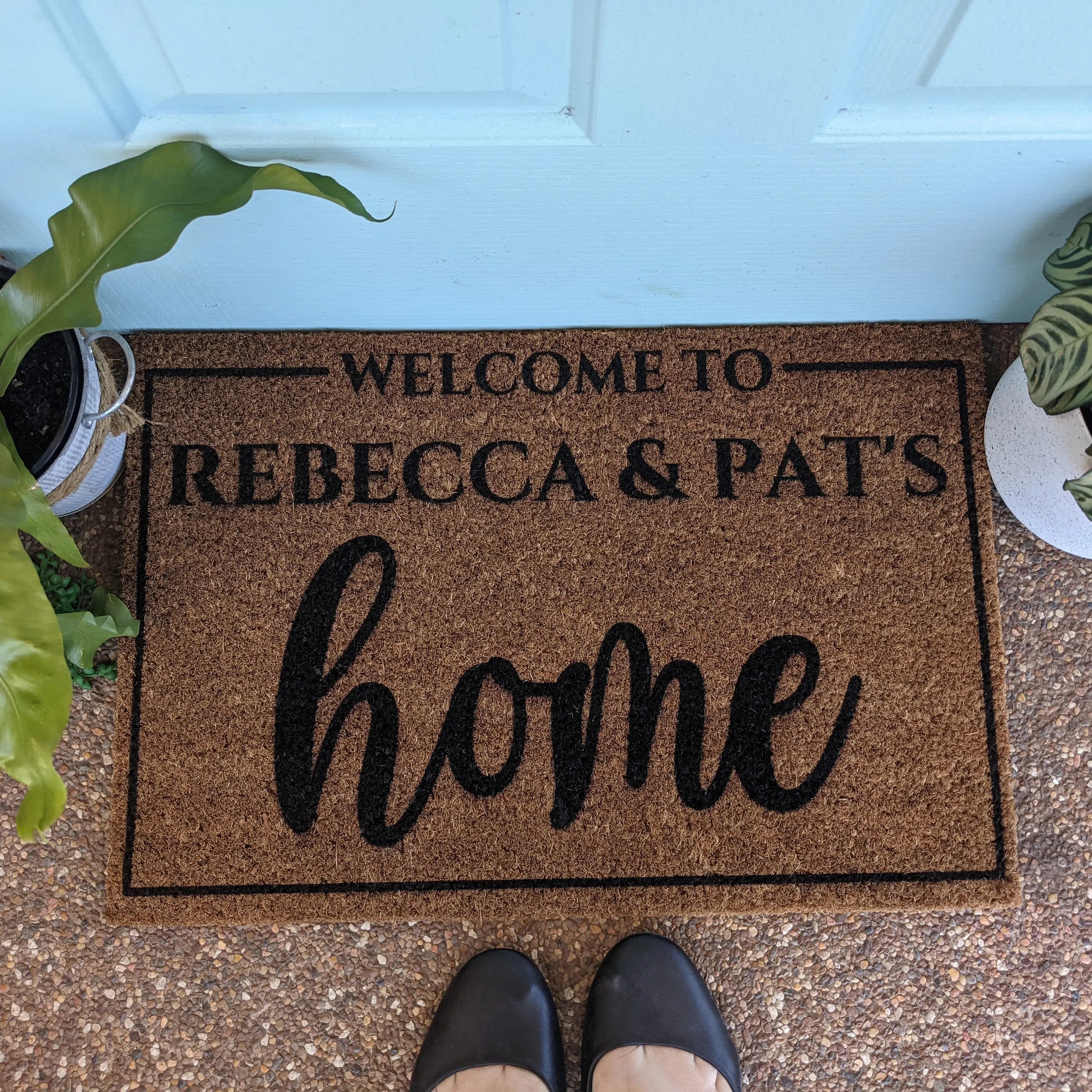 Welcome Home doormat – Personalised Doormats