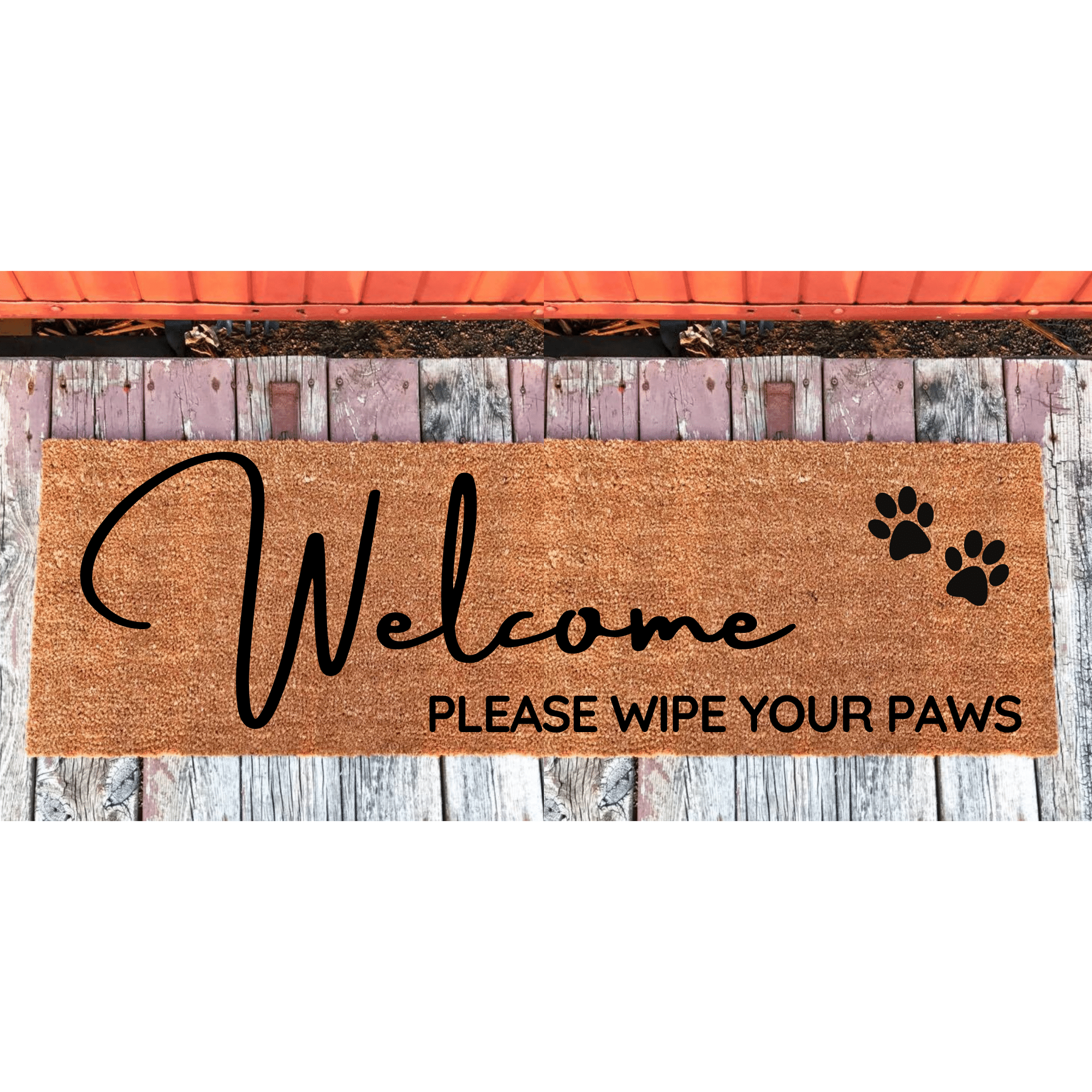 Wipe Your Paws Doormat | Personalised Doormats
