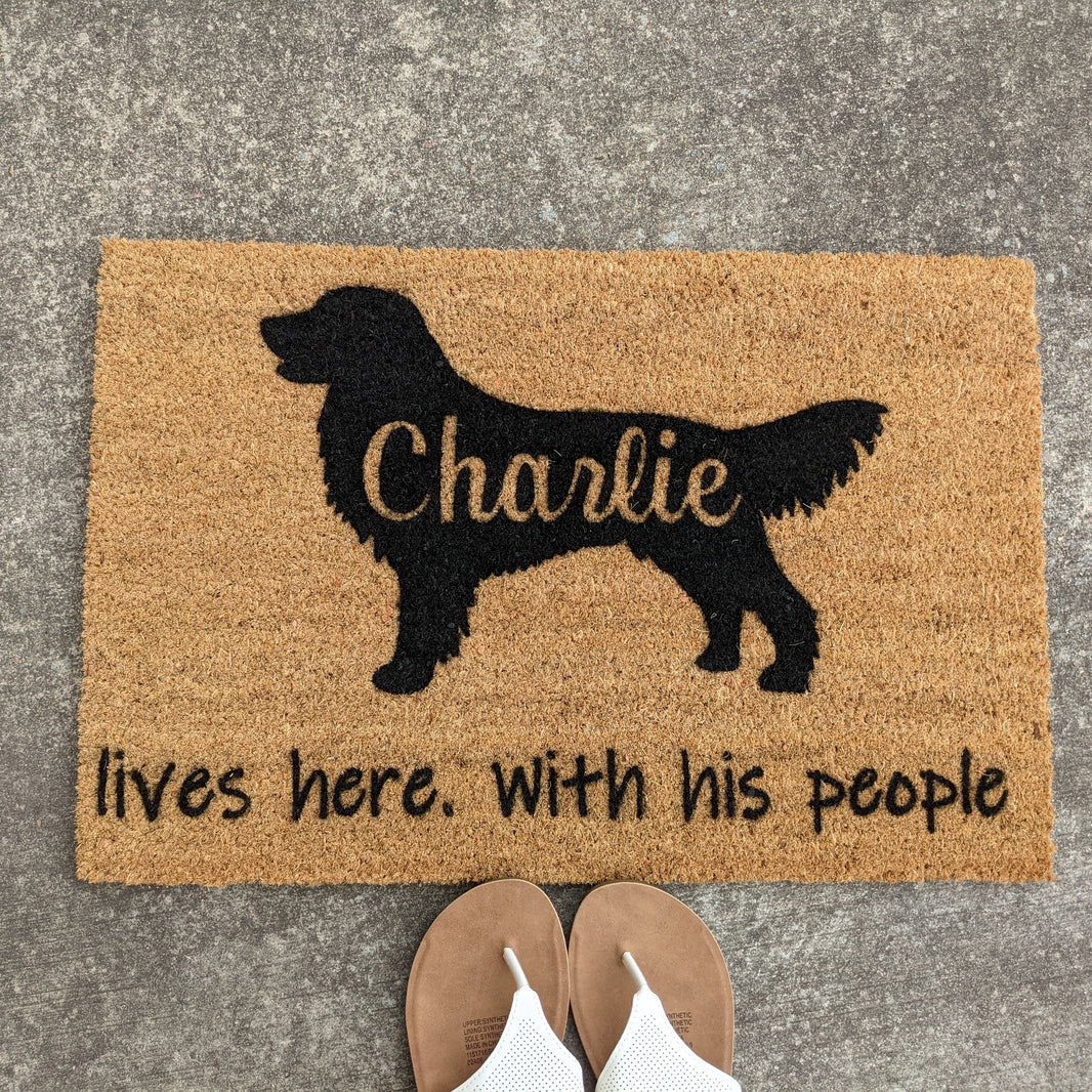 Dog Door Mat - Animal Lover | Personalised Doormats