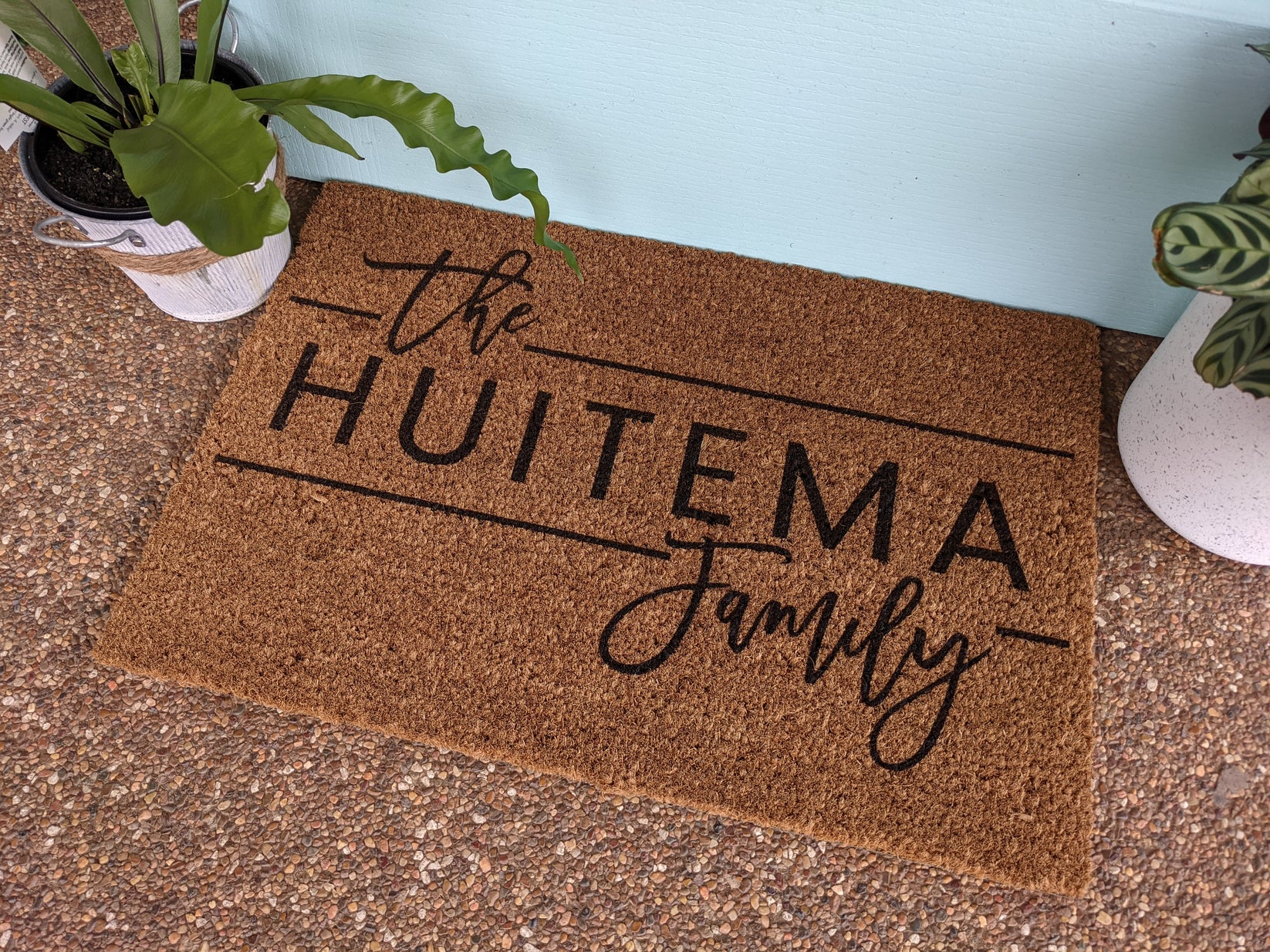 Personalised Family Name Door Mat | Personalised Doormats