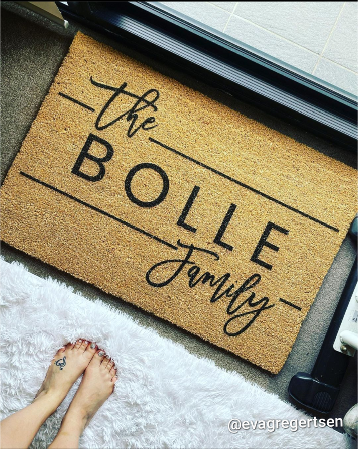 Personalised Family Name Door Mat | Personalised Doormats