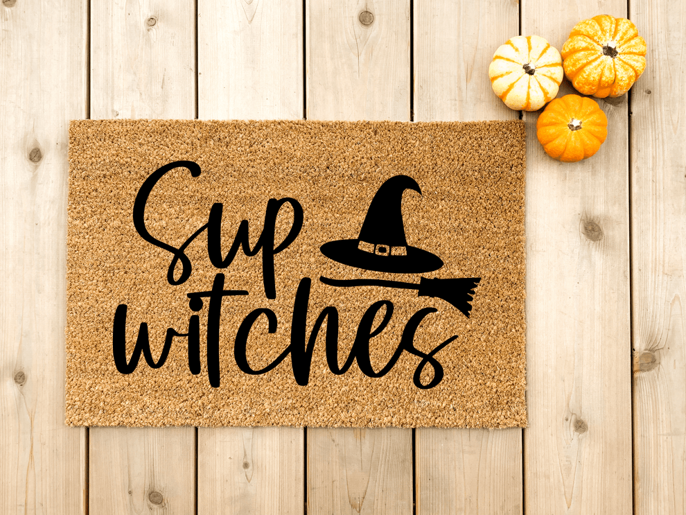 Sup Witches Halloween doormat – Personalised Doormats